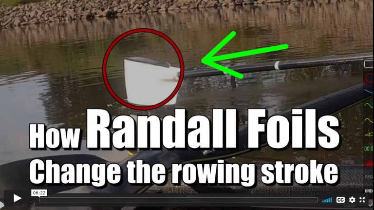 How Randall Foils change the rowing stroke – RANDALLfoils